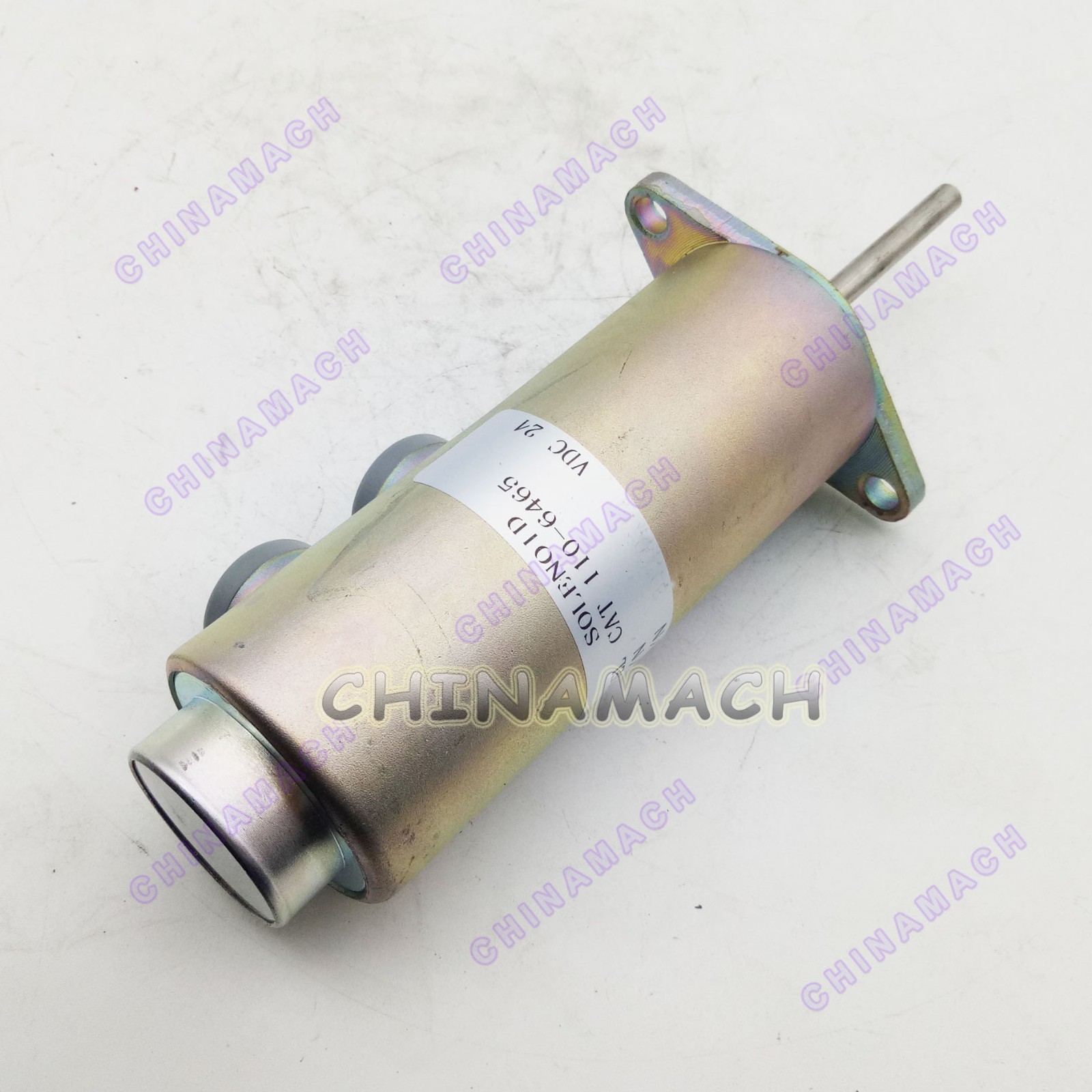 CAT Fuel Shutdown Solenoid Valve 6T-4122 for Caterpillar 110-6465 24V ...