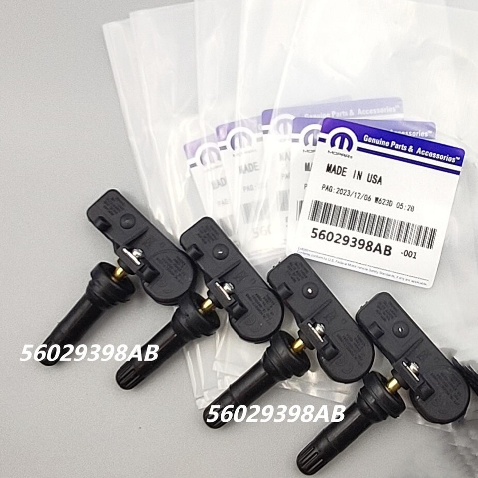 4Pcs OEM 56029398AB Tire Pressure Sensor TPMS TPM197RA for Chrysler ...