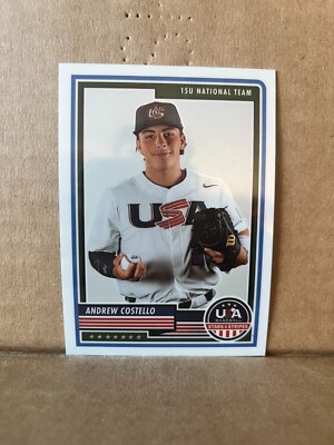 Andrew Costello 2023 Panini Stars & Stripes USA Baseball Optichrome ...