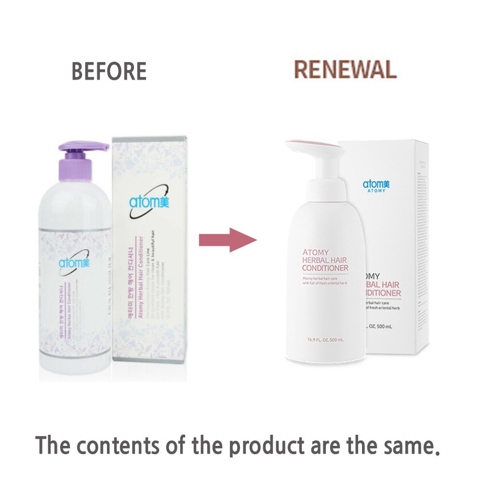 Atomy Herbal Hair Conditioner 500ml (2EA) Korea Fresh Silky smooth Care Line | eBay