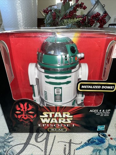 Star Wars Episode 1 R2-A6 12" Scale Action Figure Metalized Dome Hasbro ...