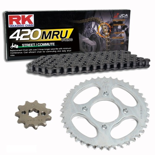 Chain Set Kawasaki KX 80 G 86-87 Chain RK 420 MRU 120 Open 13/49 ...