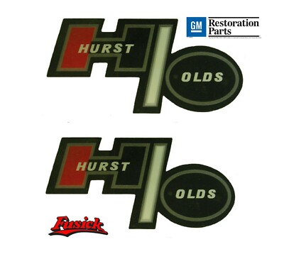 1973 Olds Cutlass Hurst/Olds Opera Window "Hurst Olds" Decal Set (Pair ...
