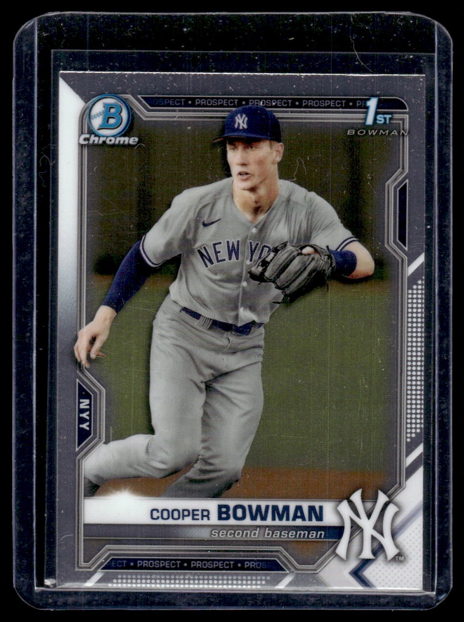 2021 Bowman Draft Chrome Cooper Bowman New York Yankees #BDC-87 | eBay