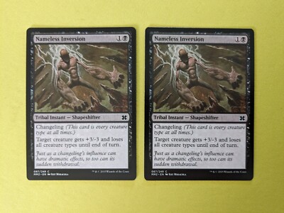 Nameless Inversion - Modern Masters 2015 - MTG (Set of 2) | eBay UK