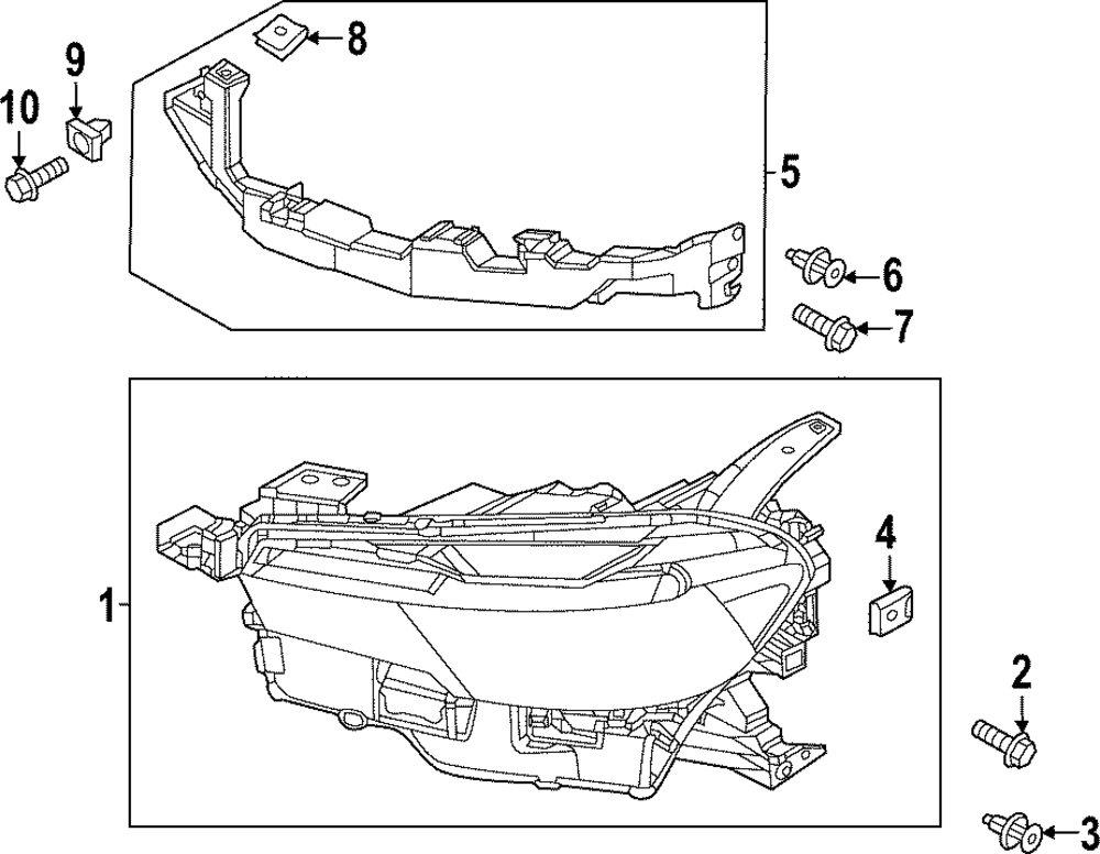 Genuine Mazda End Cover Retainer VA40-50-0Z1 | eBay