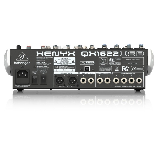 Behringer XENYX QX1622USB 16 Channel USB Audio Mixer for sale online | eBay