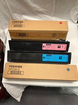 4 New Toshiba e-STUDIO 2500C,3500C,3510C MMCC Toner Cartridges T-FC35-C ...