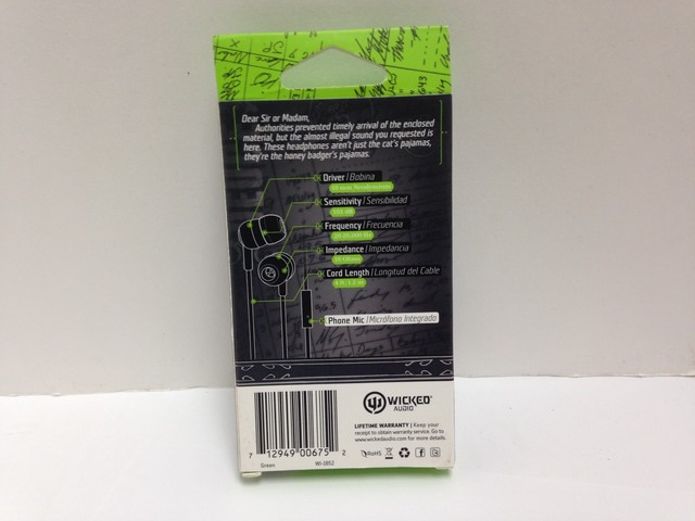 Wicked Audio WI1852 In-ear Deuce Earbuds for sale online | eBay