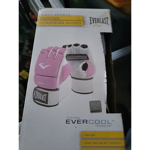 Everlast EverCool Kickboxing Gloves, Color Pink | eBay