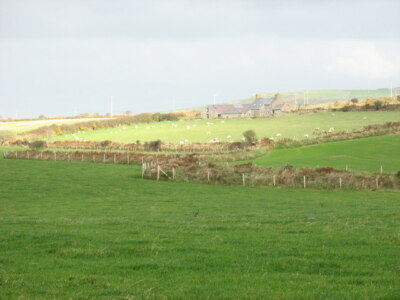 Photo 6x4 Farm boundary bank east of Ty Hywel Penycaerau The former ...