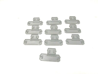 NEW Phoenix Contact Terminal Block End Covers D-MBKKB 2,5 (Lot of 10pcs ...