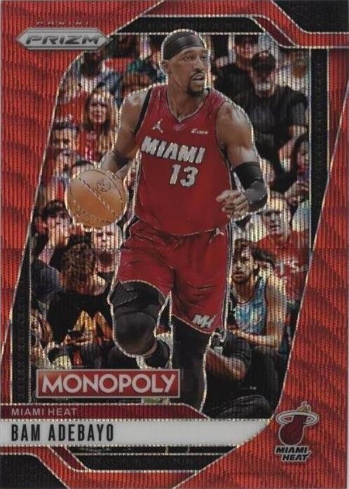 2024-25 Panini Prizm Monopoly - Bam Adebayo #29 Ruby Wave Prizm for sale online | eBay