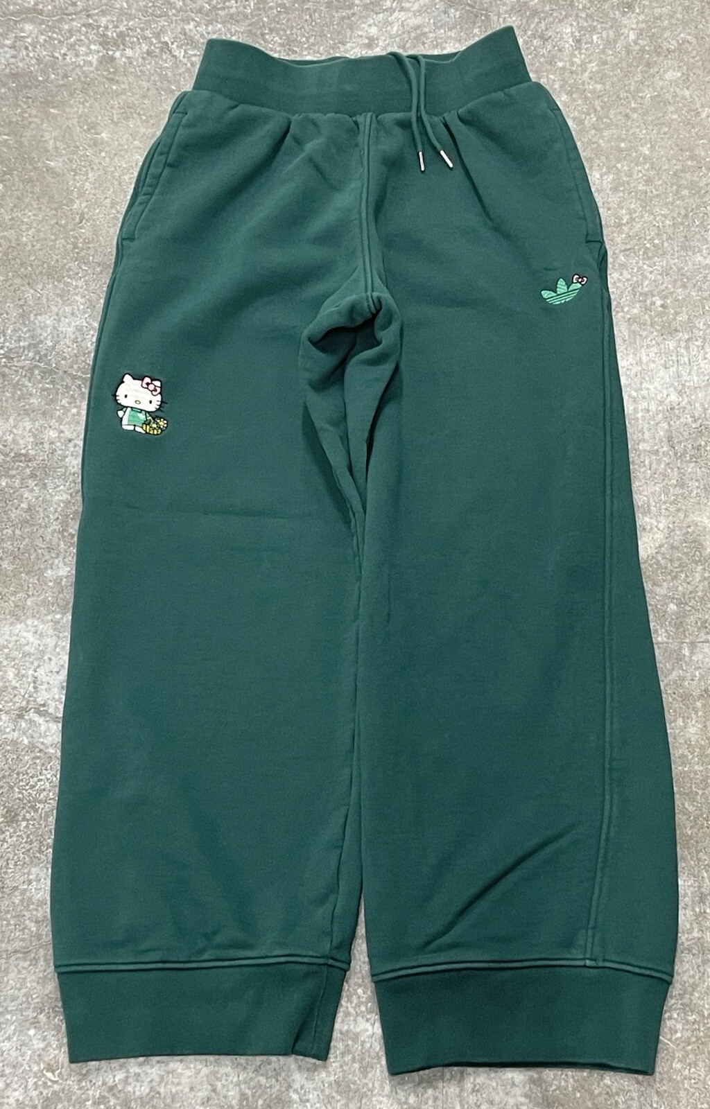 Men’s Adidas x Hello Kitty Collab Green Track Pants A… - Gem