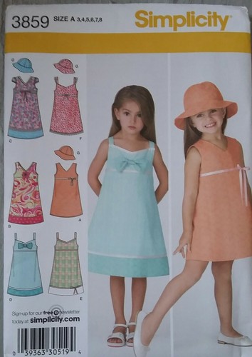 Sewing Patterns Pageant /Holiday/Party Girl's Dresses/Gowns Size 1/2M ...
