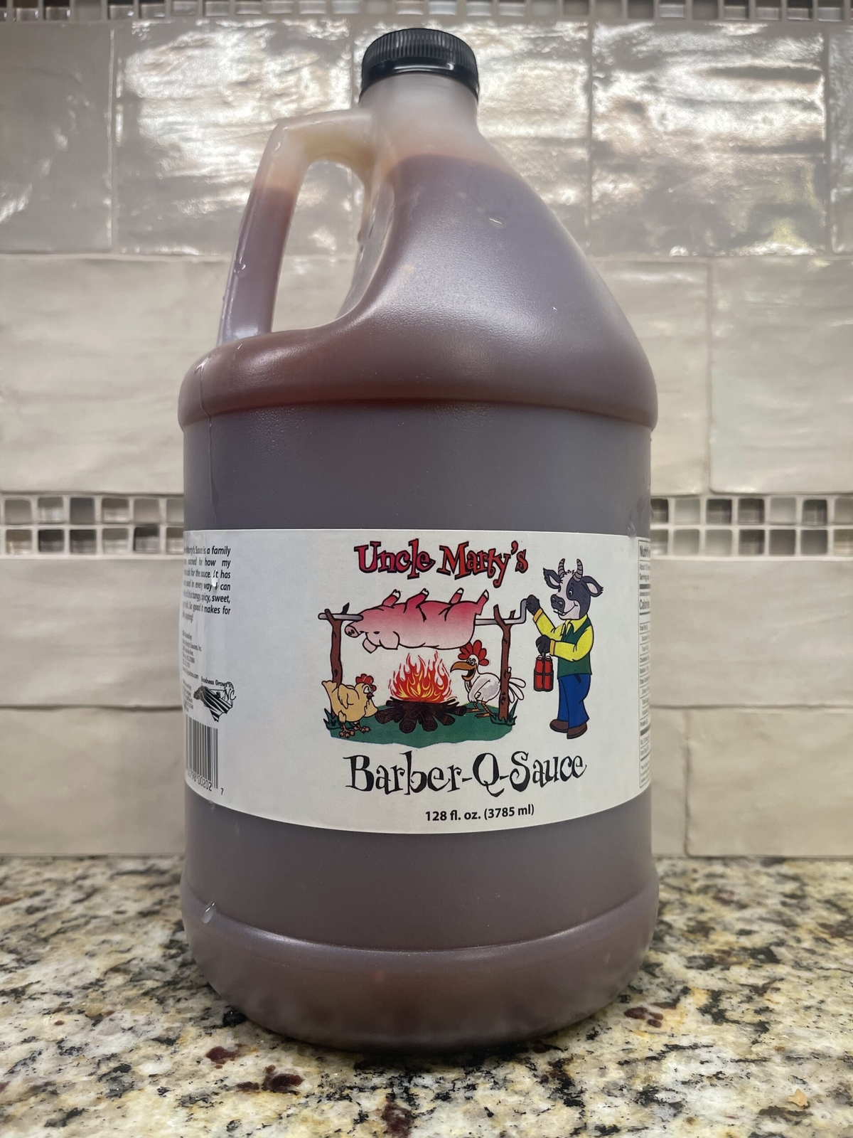 1 Gallon Uncle Marty's BBQ Sauce Bar-B-Q Sauce Pork Dip 128 oz NC | eBay