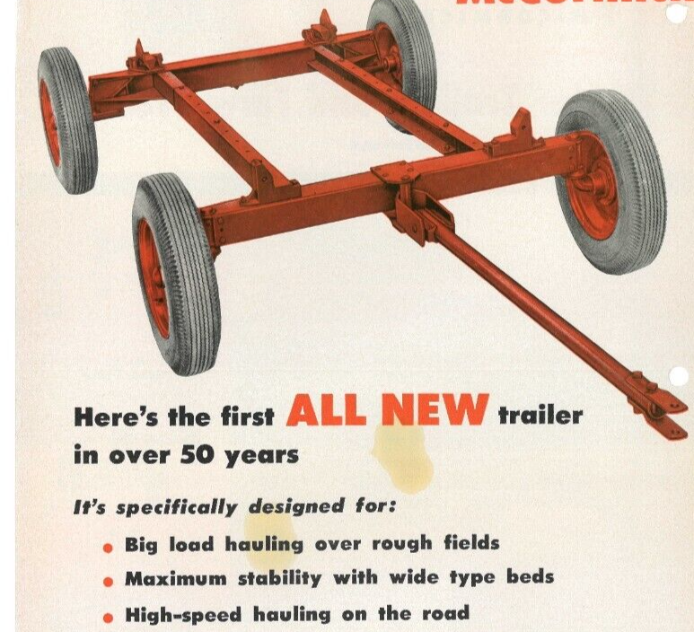 IH McCormick Farmall Tractor Trailers & Farm Trucks Cub Platform ...