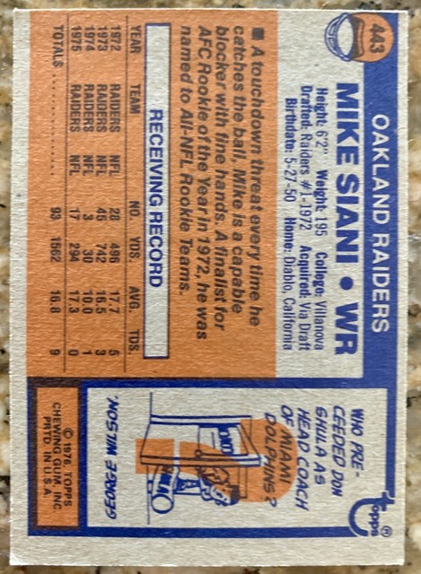 1976 Topps - #443 Mike Siani for sale online | eBay