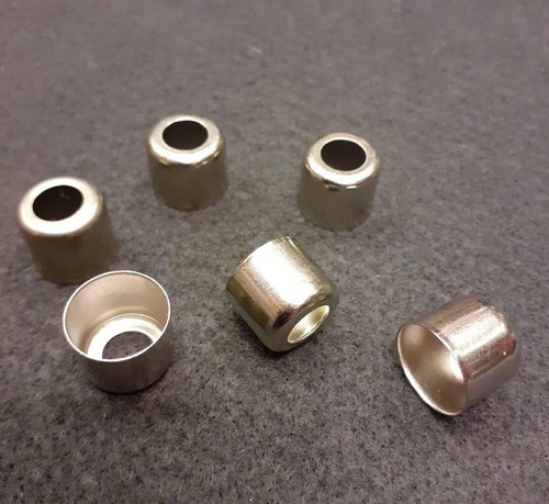 CLASSIC MOTORCYCLE NICKEL PLATED FUEL HOSE FERRULES X 6 | eBay UK