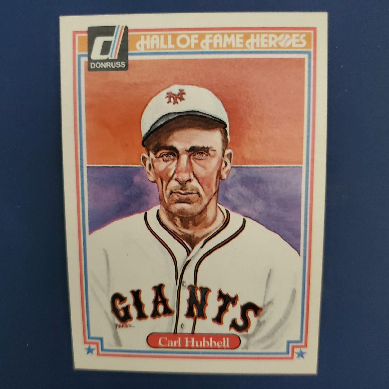 1983 DONRUSS HALL OF FAME HEROES "CARL HUBBELL" BASEBALL CARD #33 LOOK ...