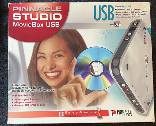 Pinnacle Studio 8 MovieBox USB Video Capture Device w/Editing Software ...