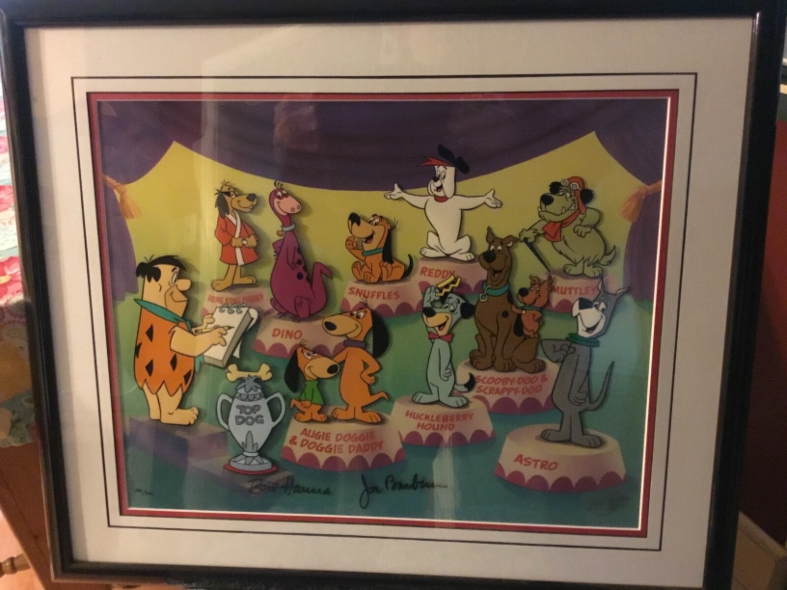 Paws Applause dogs Warner brothers wb store cel Hanna Barbera art coa ...