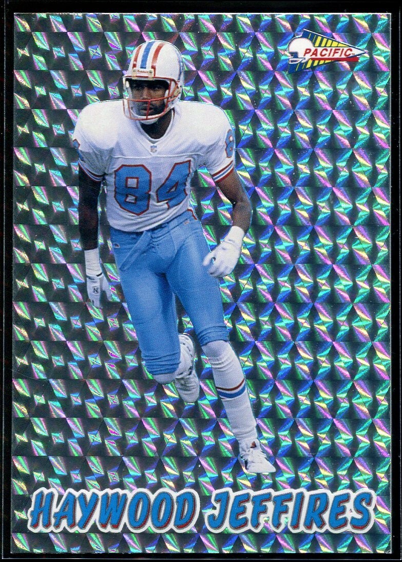 1993 Pacific Prism Haywood Jeffires #35 Houston Oilers | eBay