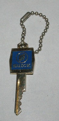 Neat Metal Gold & Blue Buick Key Keychain Buick Logo | eBay