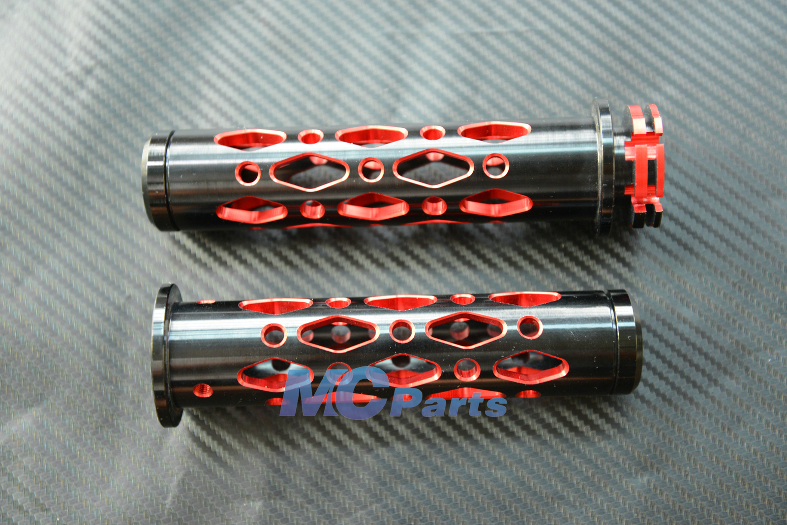 22MM 7/8" CNC Handlebar Grips For Yamaha YZF R1 R6 R6S FZR 600 1000 FJR ...
