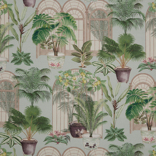 1.5 Metres iLiv Victorian Glasshouse Mist Fabric Cushion Curtain ...
