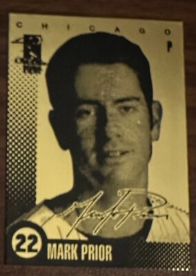 2003 Merrick Mint Laser Line Gold Card Mark Prior - Chicago Cubs | eBay