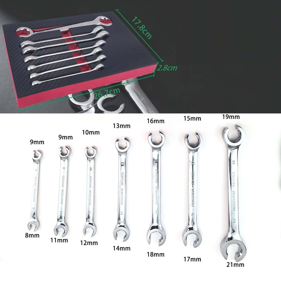 Flare Wrench Set Flare Nut Wrench Lifetime Quality Guarantee Double-end ...