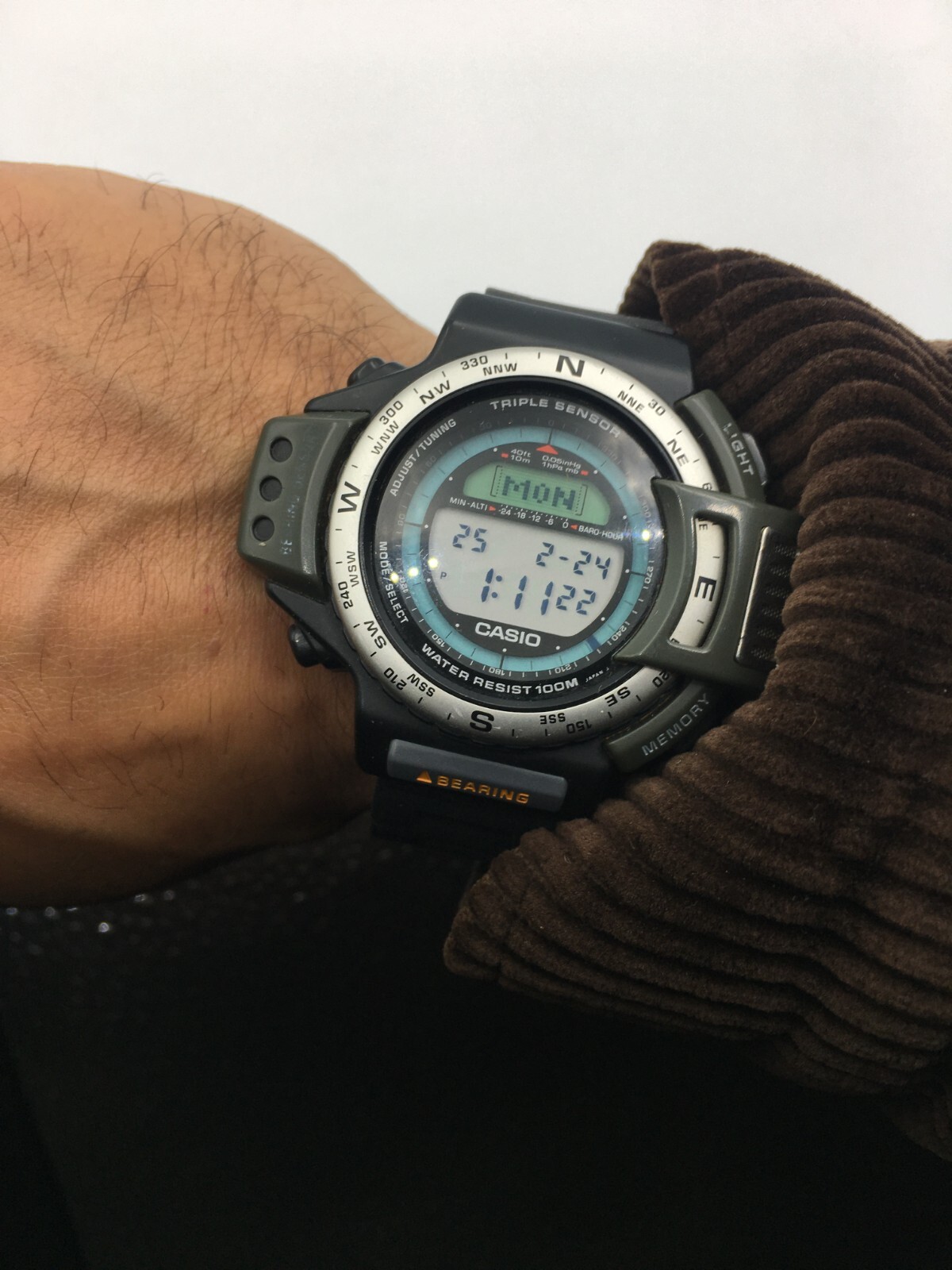 VTG Casio Pro-Trek ATC-1100 Triple Sensor Digital Wat… - Gem