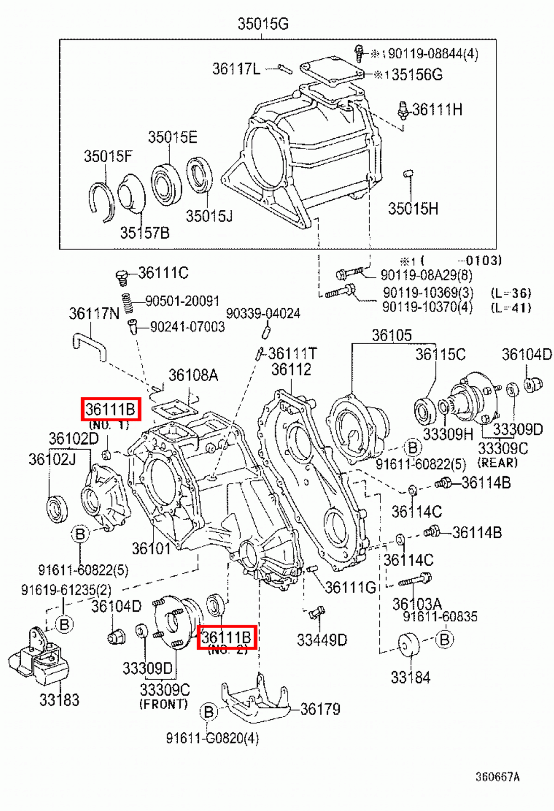Genuine Lexus GX470 UZJ120 Transfer Case Front Output Oil Seal | eBay