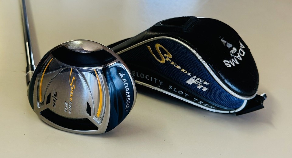 Adams Speedline F11 15° 3 Fairway Wood Stiff Flex Aldila Voodoo Shaft ...