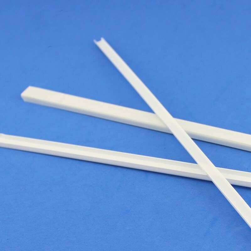 5x2 / 6x3 / 8x4 / 10x5mm ABS U-Type Bar Styrene Plastic Strips Rod ...