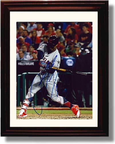Gallery Framed Francisco Lindor"HR Swing" Autograph Replica Print | eBay