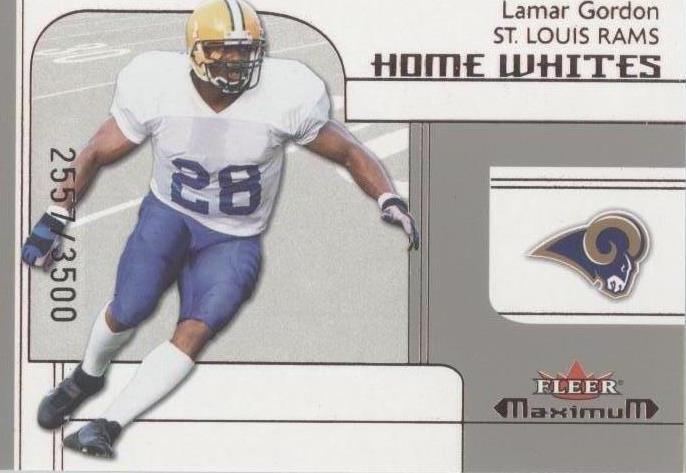 2002 Fleer Maximum - Home Whites Lamar Gordon #278 /3500 (RC) for sale ...