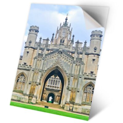 1 x Vinyl Sticker A2 - St John's College University Of Cambridge #24260 ...