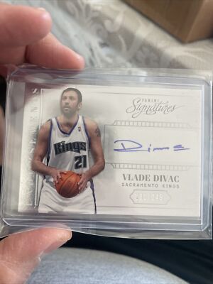 2013-14 Panini Signatures Endorsements /249 Vlade Divac #47 Auto HOF ...
