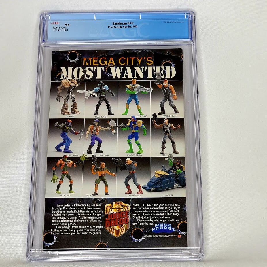 Sandman #71 DC / Vertigo 1995 CGC 9.8 NM/MT WP Neil Gaiman Top Census ...