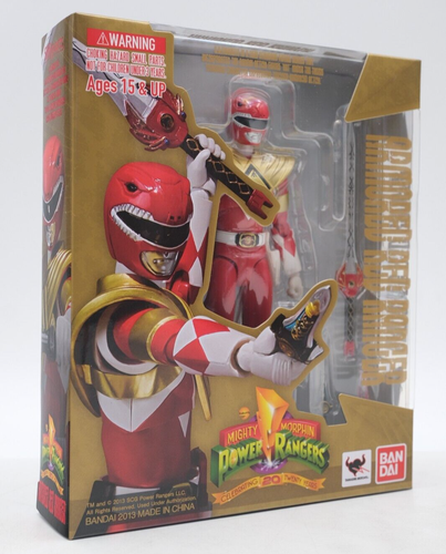 Bandai S.H. Figuarts Mighty Morphin Power Rangers Armored Red Ranger ...