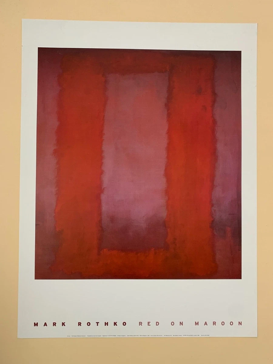 Mark Rothko Red On Maroon