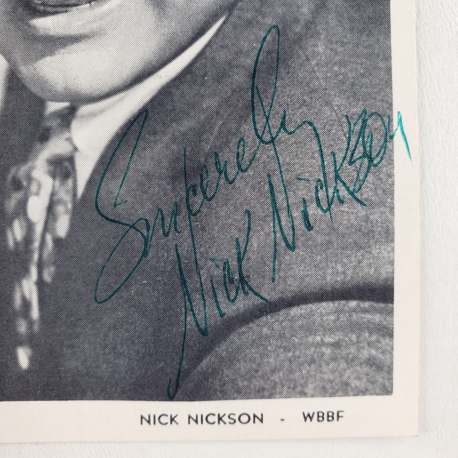 Nick Nickson Radio DJ Signed Arcade Card 1950s Rochester NY Exhibit ...