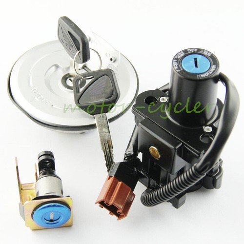 Ignition Switch Fuel Gas Cap Lock Keys for Honda 35010-MGZ-A00 CBR500 R ...