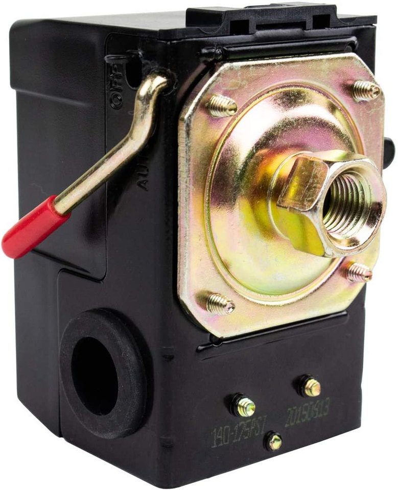 LEFOO 140-175 Pressure Switch - Black (LF10A-1H-1-NPT1/4-140-175) for ...