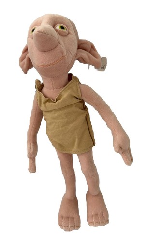Harry Potter DOBBY Plush Stuffed Toy The Noble Collection Posable Legs ...