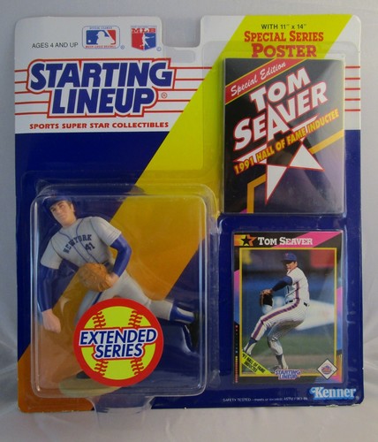 1992 TOM SEAVER - Starting Lineup EXT. - SLU - Sports Figurine - NEW ...