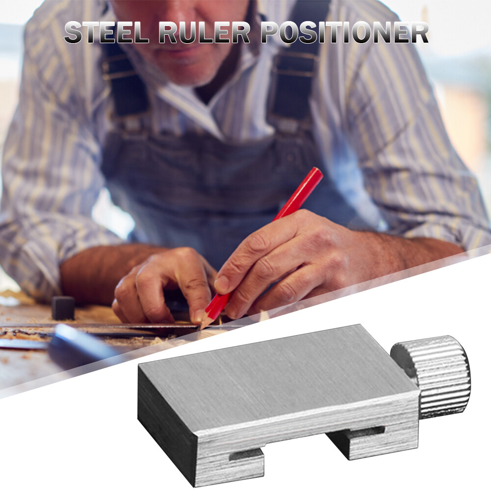 AU Steel Ruler Locator Angles Scriber Marker Ruler Limiter Woodworking ...