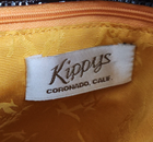 Kippys "Peace" Brown Bedazzled Crystal Tooled Leather Shoulder Tote Bag ...